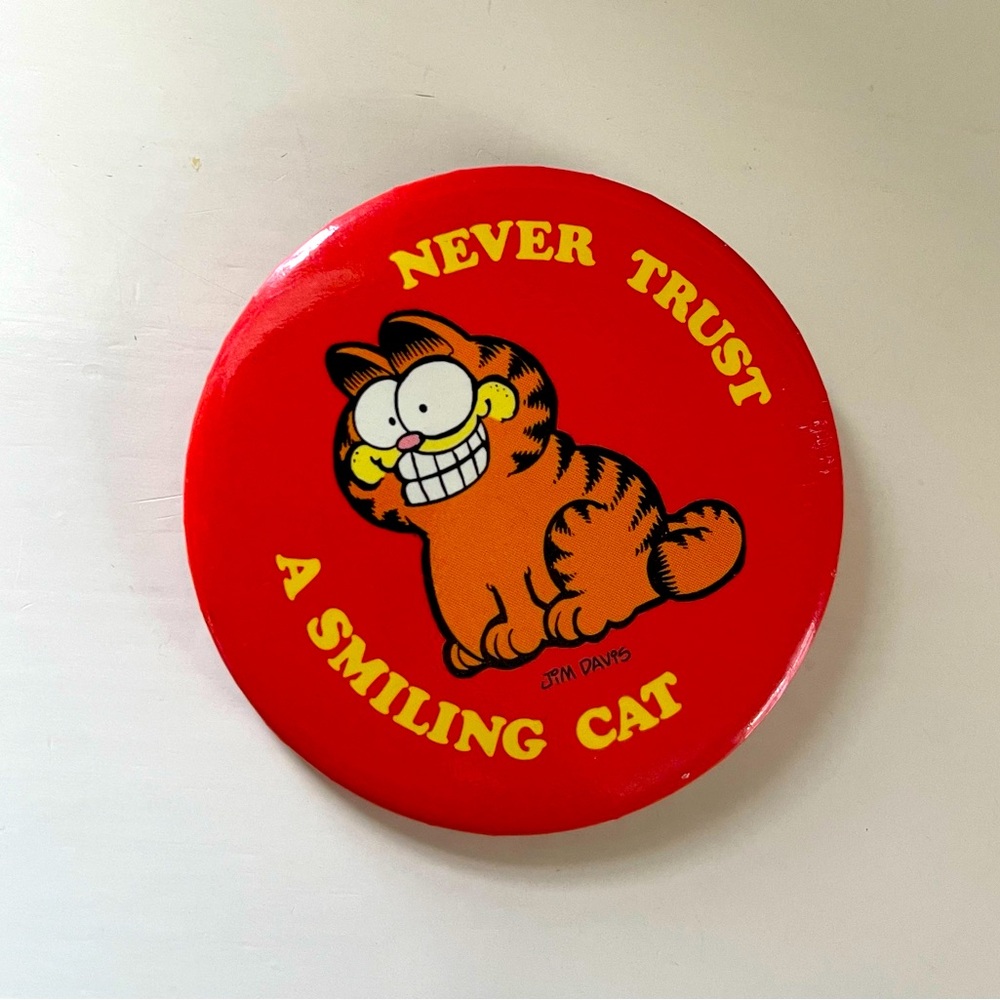 Vintage Garfield Pin. See Pictures For Details. Perfe… - Gem